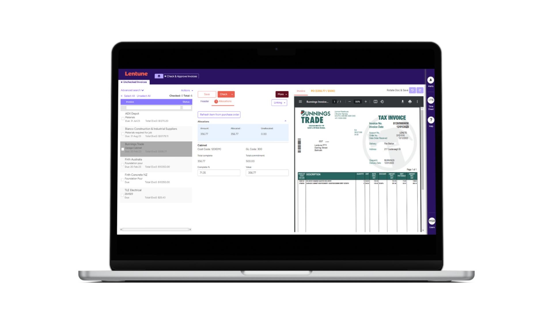 Construction Timesheet Automation Software and App | Lentune