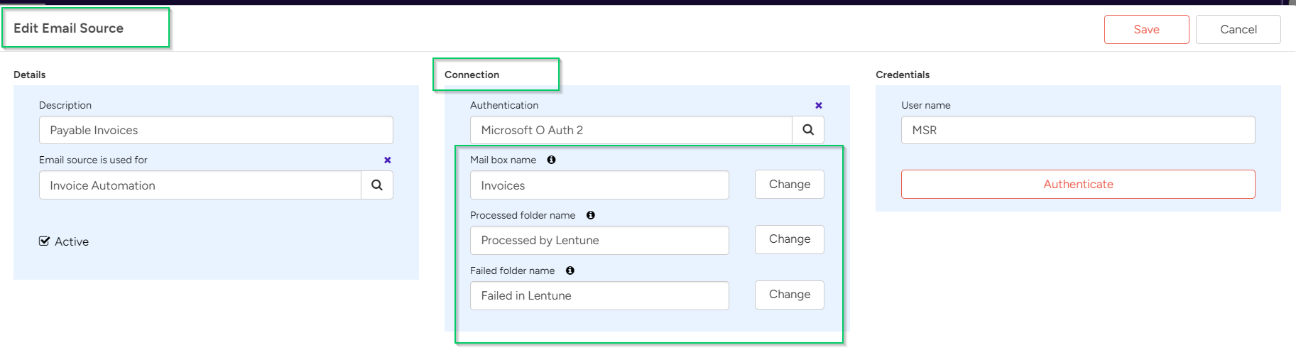 Your organisation email address for incoming invoices and how it ...