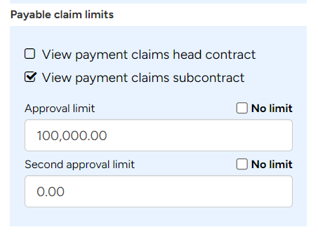 Granting Users Access to the Payment Claims Module