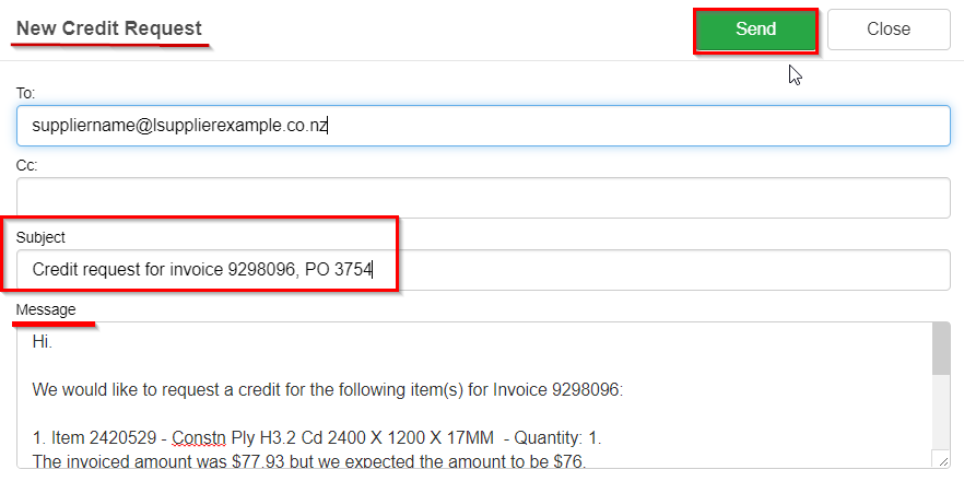 Price Discrepancy Auto Checking in Supplier Invoices