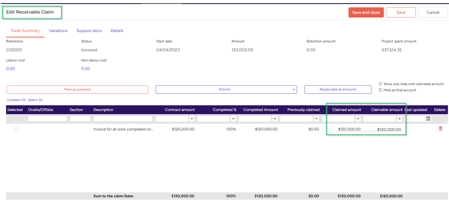 Managing Cost Plus Claims in Lentune