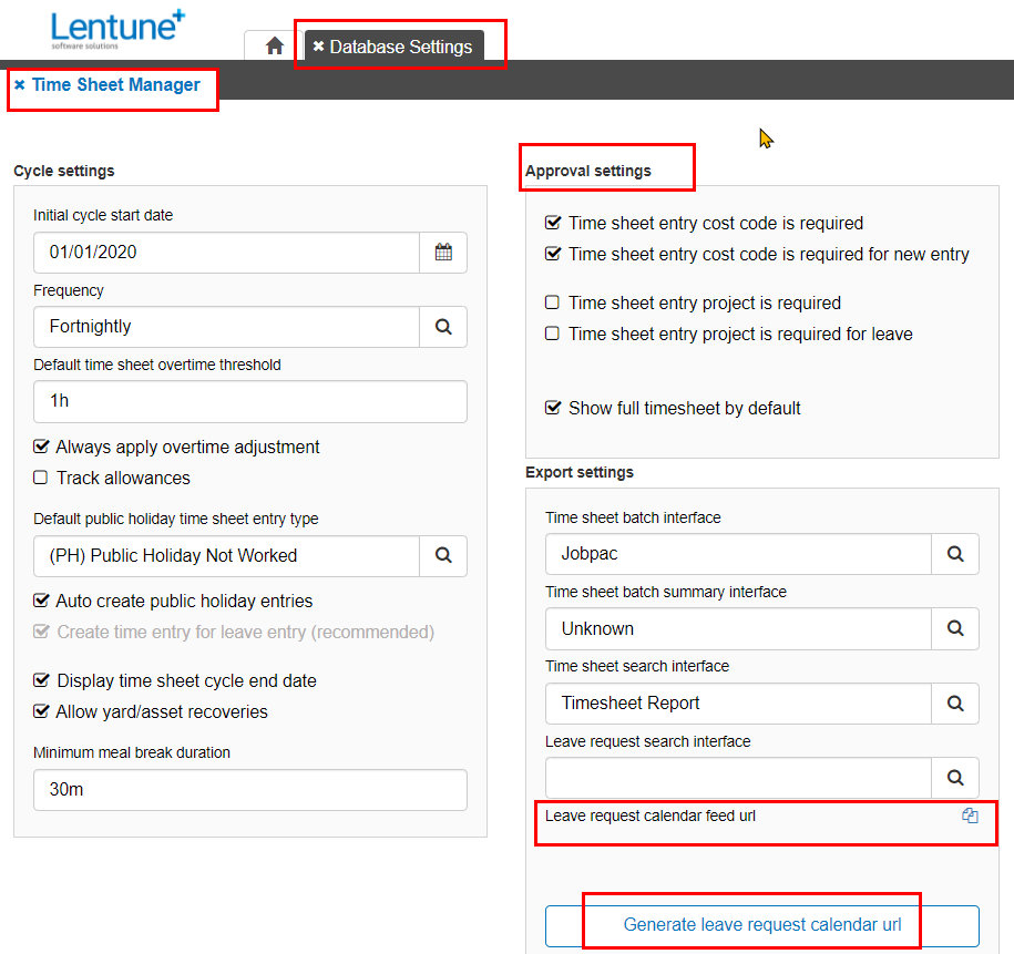 Export Leave Requests and Import Leave requests to your calendar