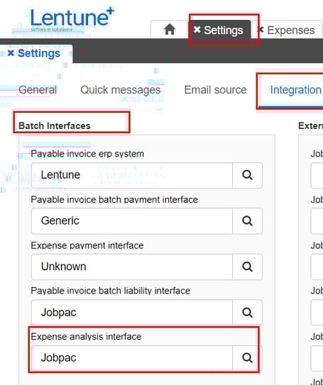 Check Expense discrepancies from Jobpac