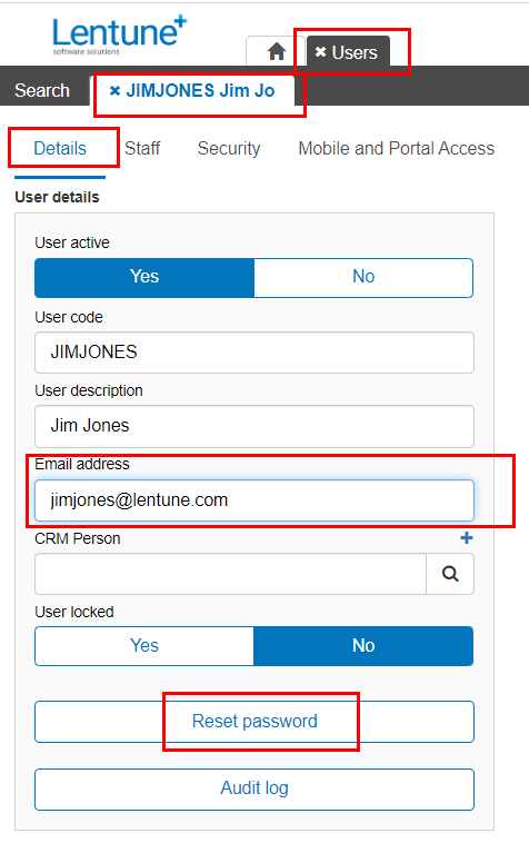Add a new Lentune User