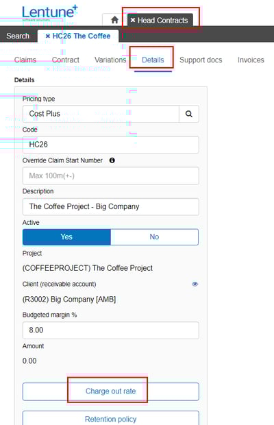 Labour Charge-out Rates for Cost Plus Contracts