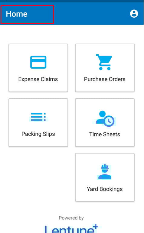 Logging in to the Lentune App