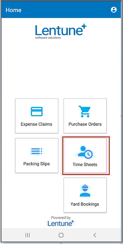 Add a Time Sheet in the Lentune Mobile App (+ Video)