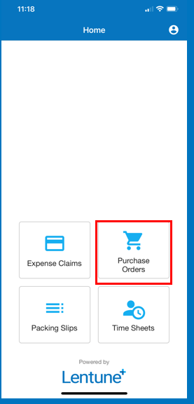 Add a Purchase Order in the Lentune Mobile App (+ Video)