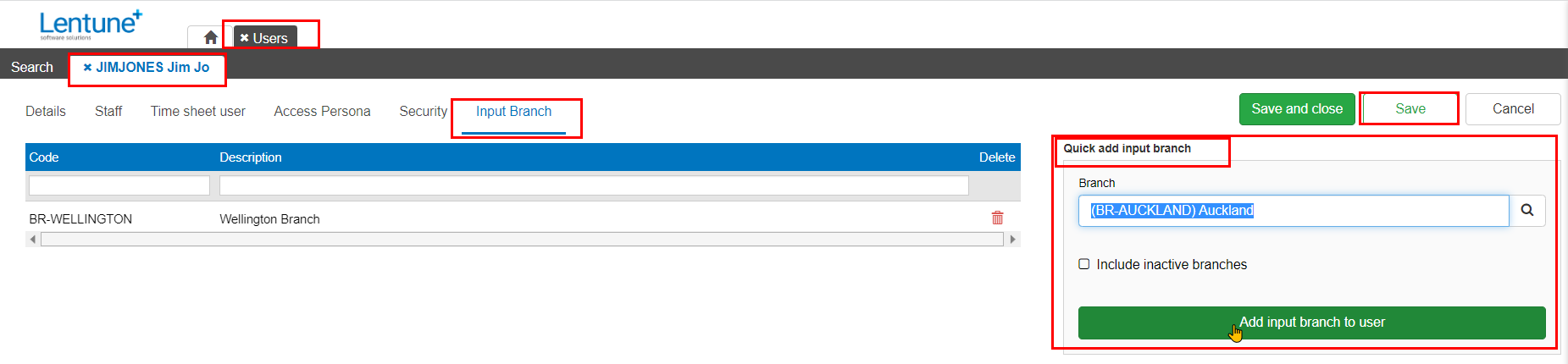 Add a new Lentune User